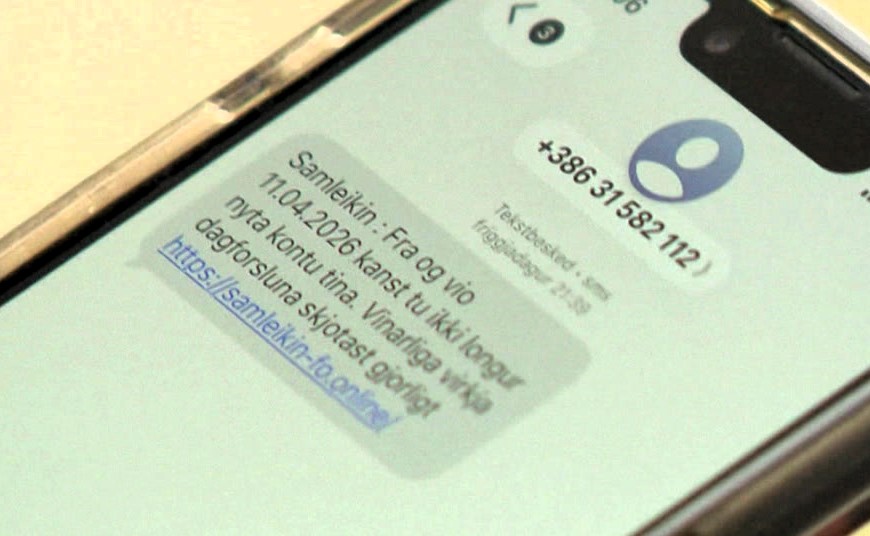 Royna at lumpa við følskum sms-boðum | Kringvarp Føroya