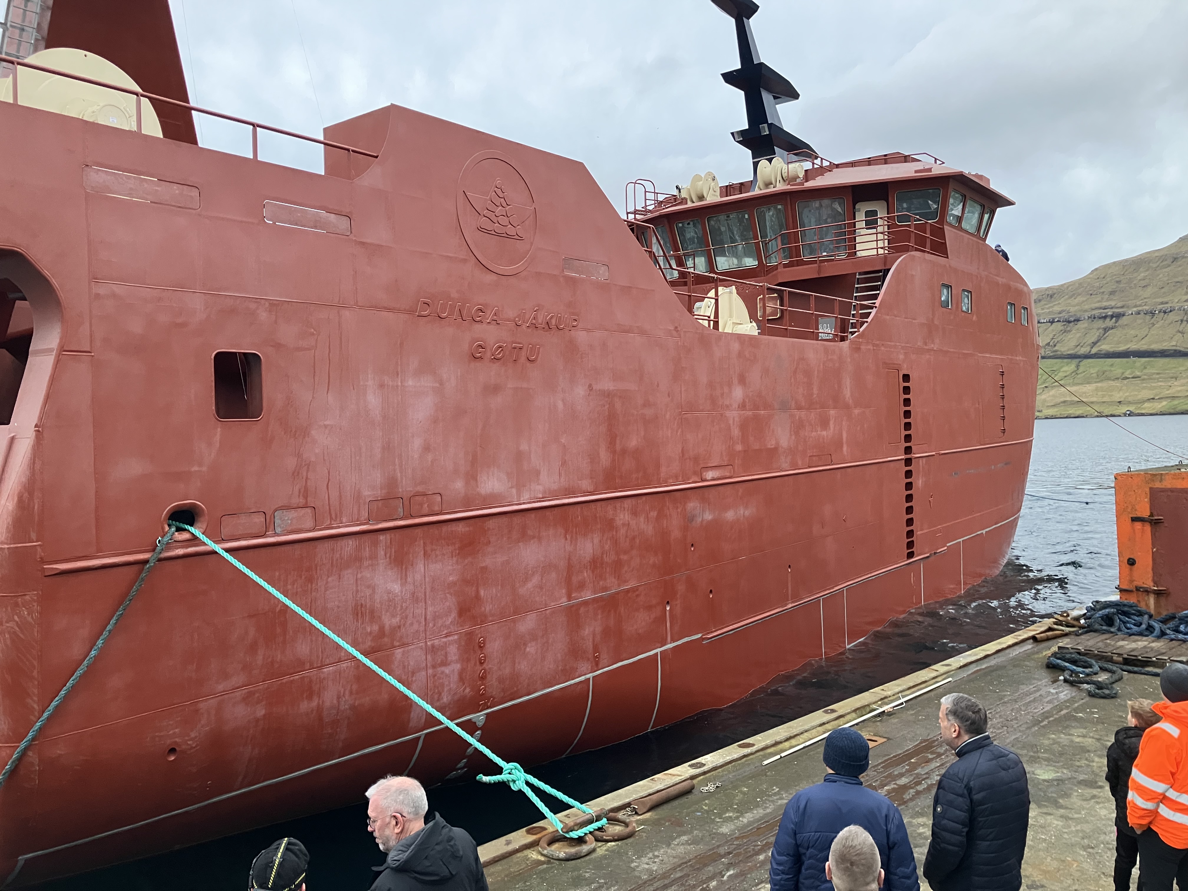 Skrokkurin av Dunga Jákupi komin til Føroya | Kringvarp Føroya