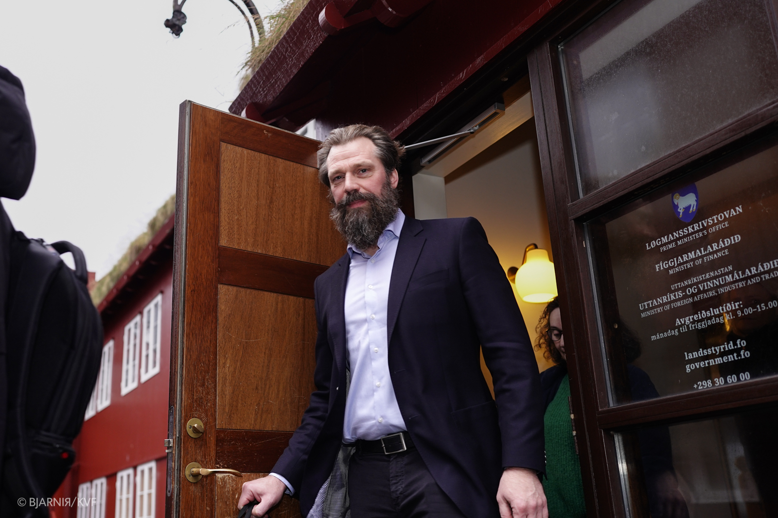 Erling Eidesgaard, samgongufundur | Kringvarp Føroya