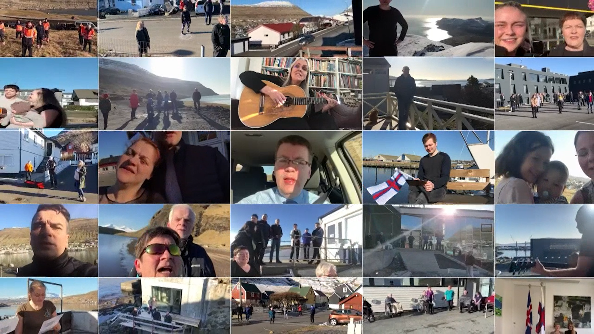 Sí upptøkuna: Føroyingar syngja Fagra blóma | Kringvarp Føroya