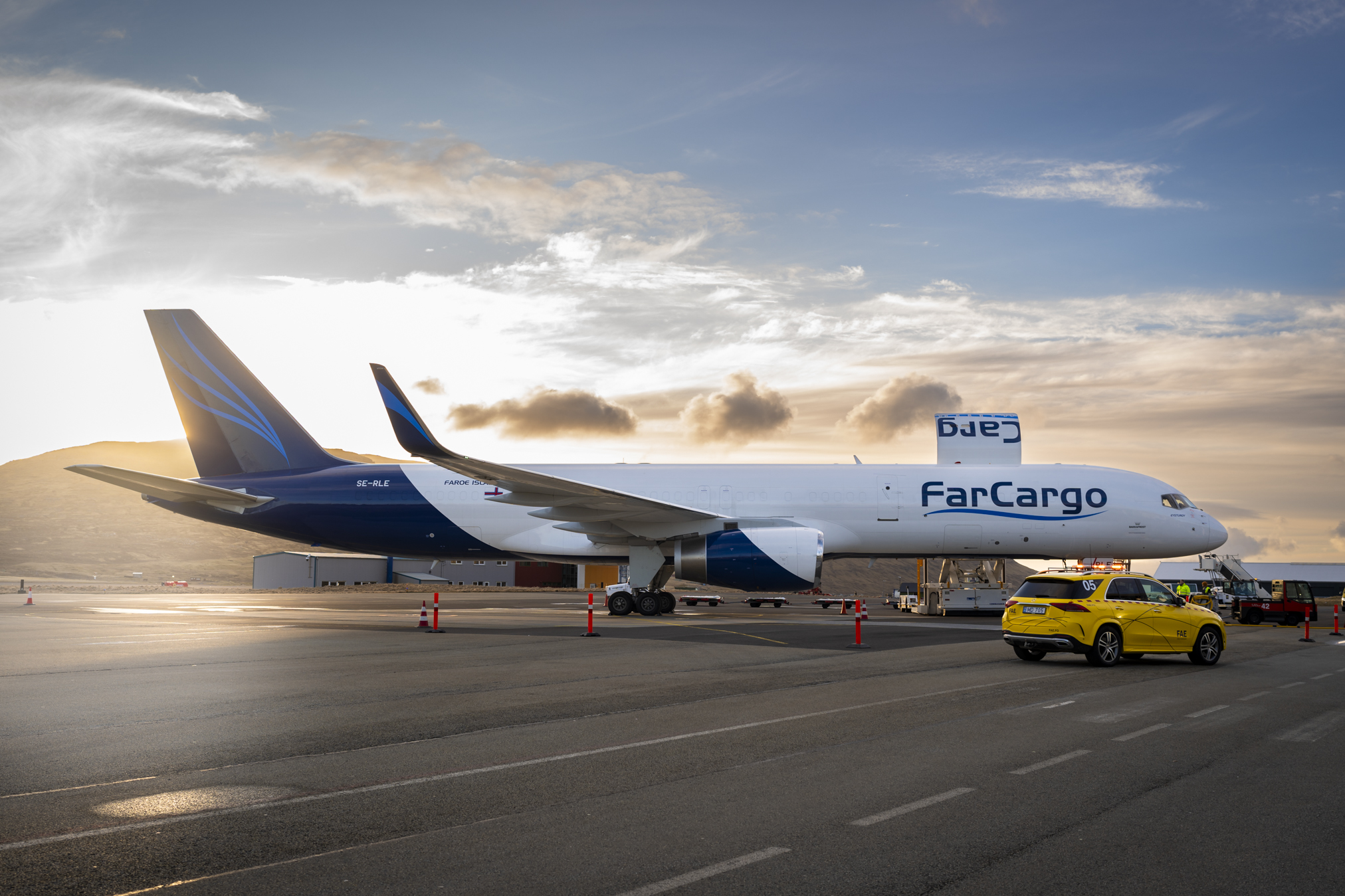 FarCargo lendi í Vágum við 30 tonsum av feskum mati | Kringvarp Føroya