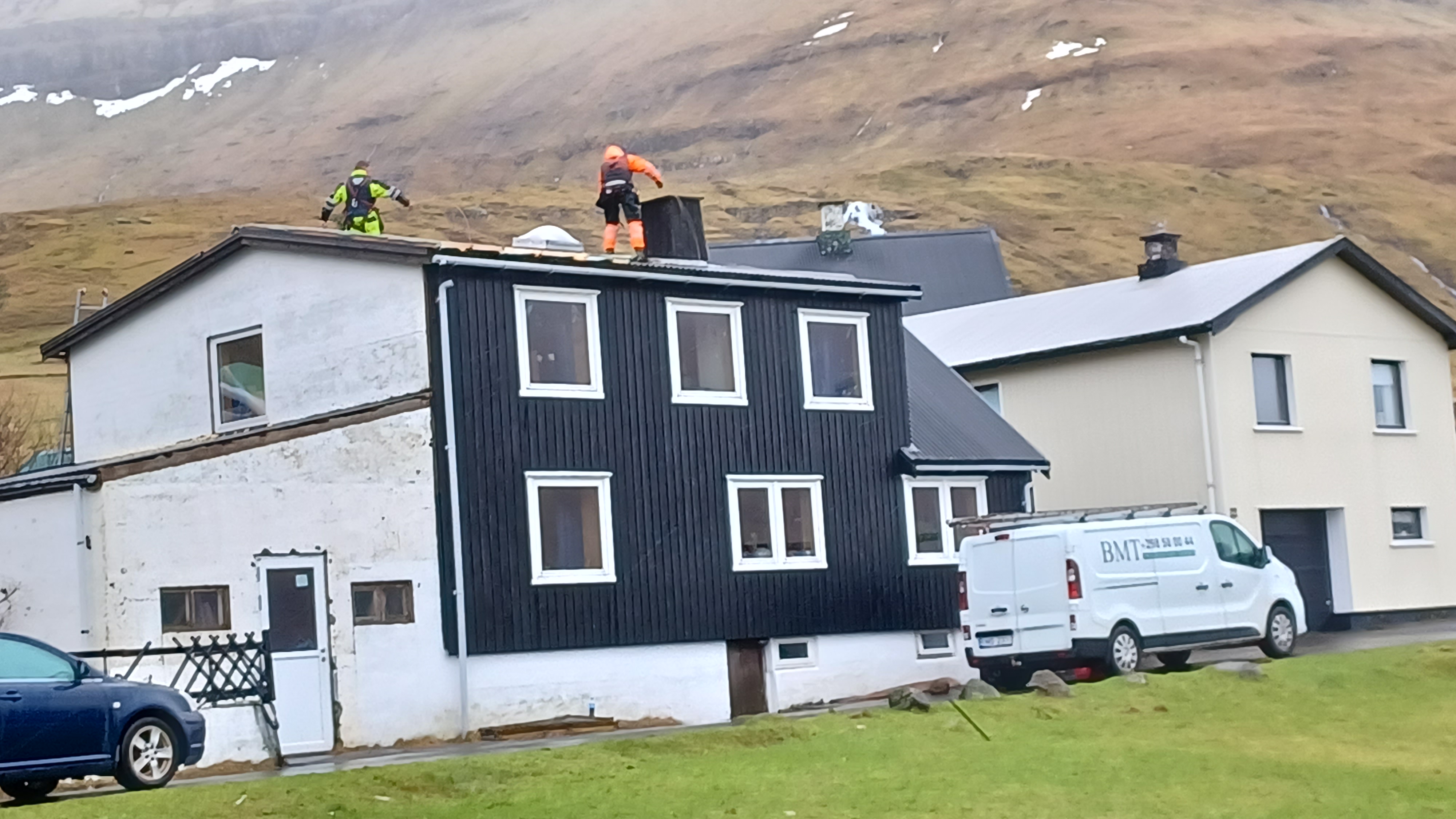Ódnarveður í Leirvík, Leirvík | Kringvarp Føroya