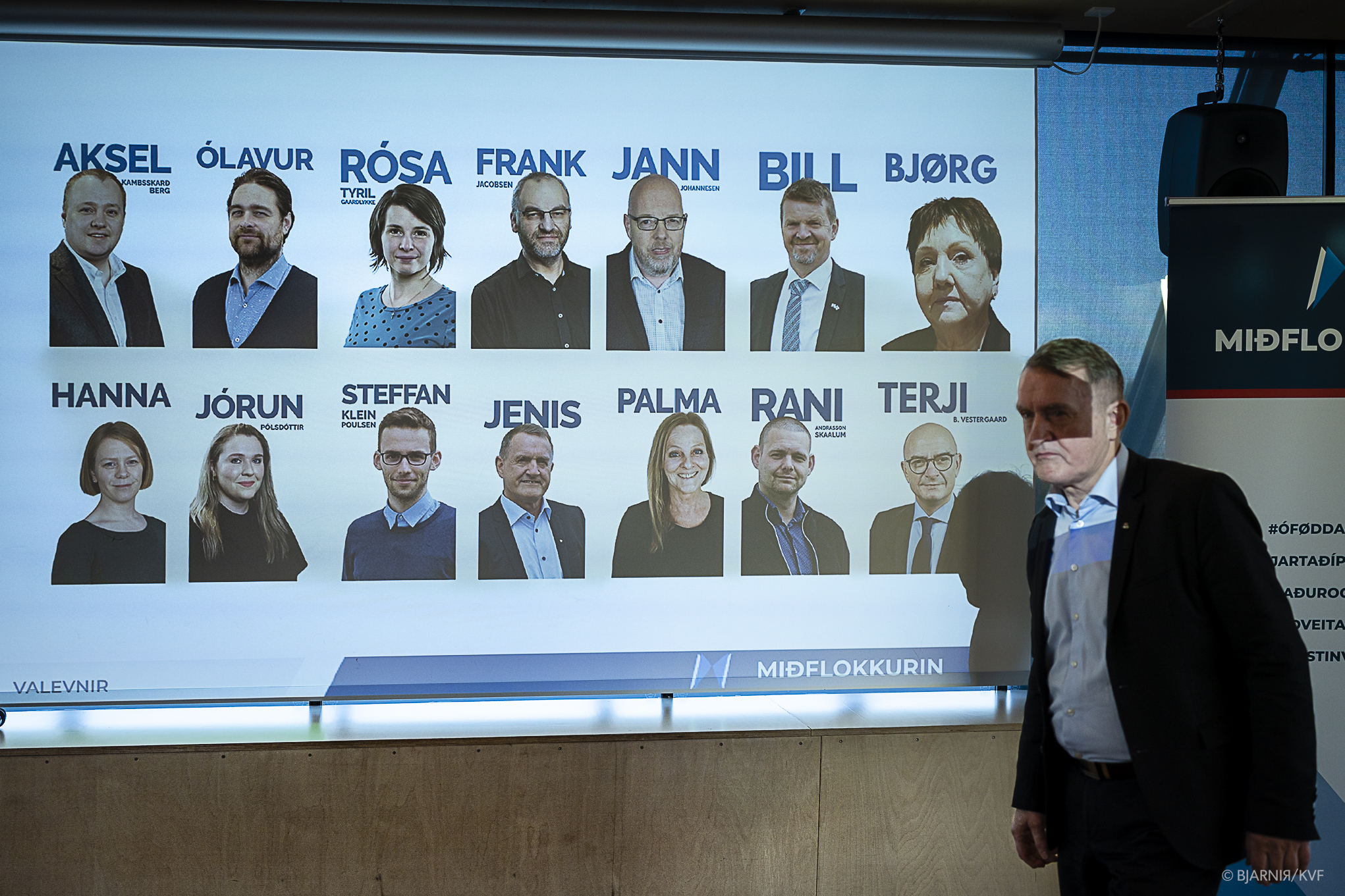 Jenis av Rana, Løgtingsvalið 2022, Miðflokkurin tíðindafund | Kringvarp ...