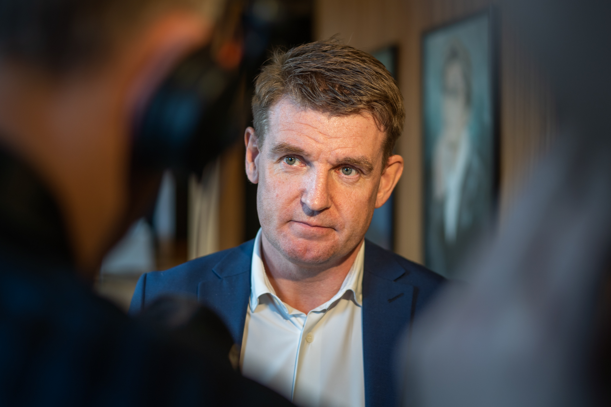 Samgongusamráðingar 2022, dagur 2, Aksel V. Johannesen | Kringvarp Føroya